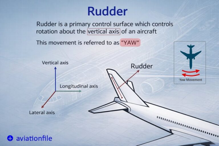 Understanding the Plane Rudder: Definition and Functions | aviationfile ...